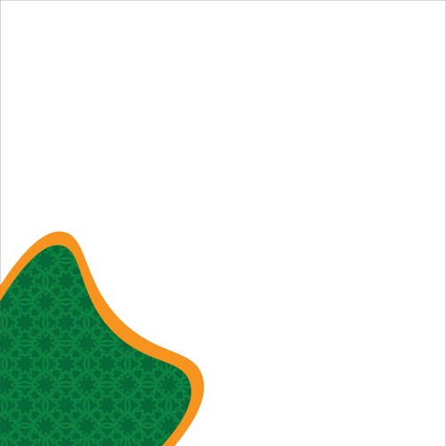 Religious ramadan corner Royalty Free Vector Image