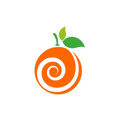 Orange Swirl Bakery Logo – Royalty-Free Vector | VectorStock