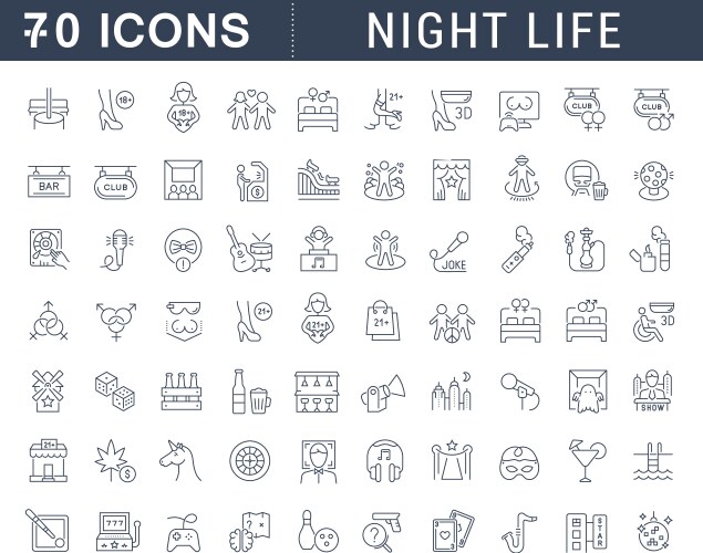 Service icons Royalty Free Vector Image - VectorStock