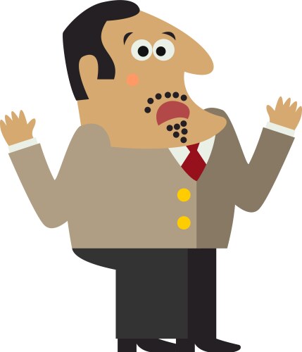 Boss flat icon Royalty Free Vector Image - VectorStock