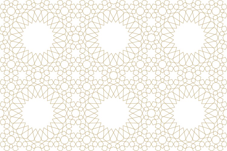 Islamic iranian pattern border texture Royalty Free Vector