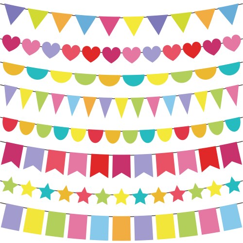 Bunting Royalty Free Vector Image - VectorStock