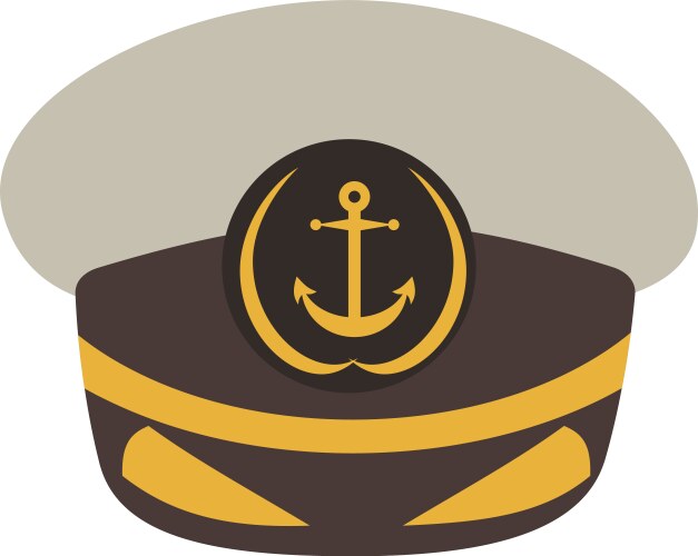 Captain cap Royalty Free Vector Image - VectorStock