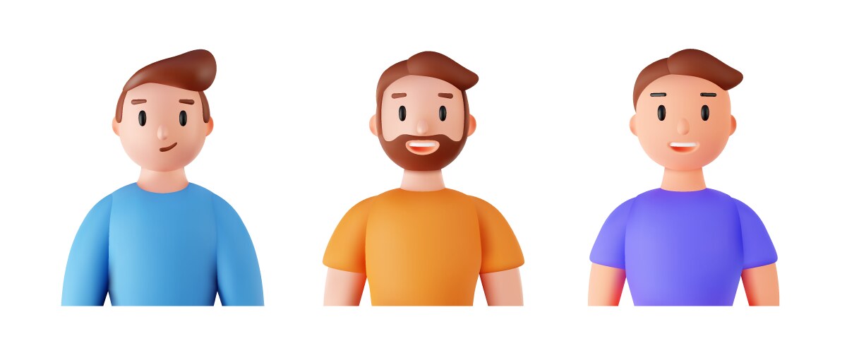 3d render human Royalty Free Vector Image - VectorStock