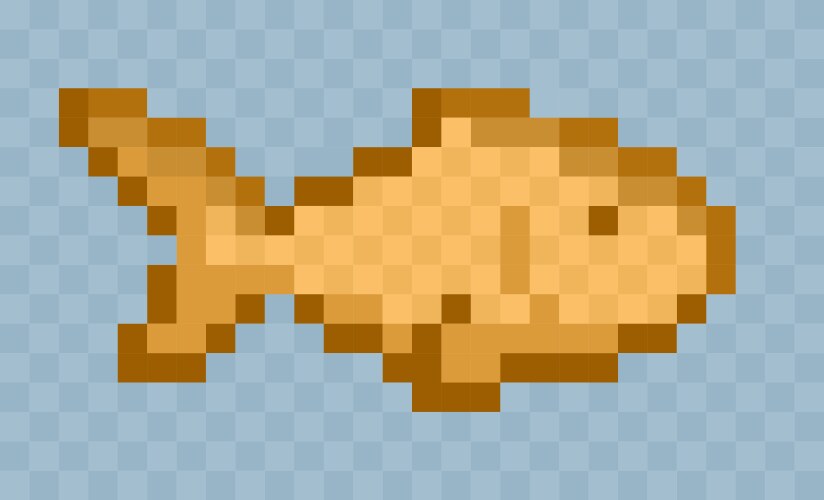 Pixel Fish Vector Images (over 1,200)