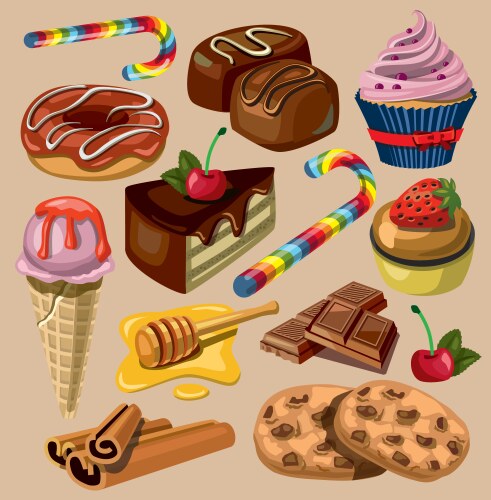 Sweet Treats Vector Images (over 78,000)