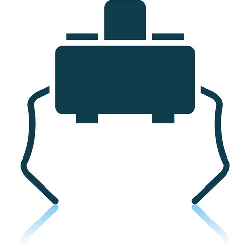 Micro button icon Royalty Free Vector Image - VectorStock