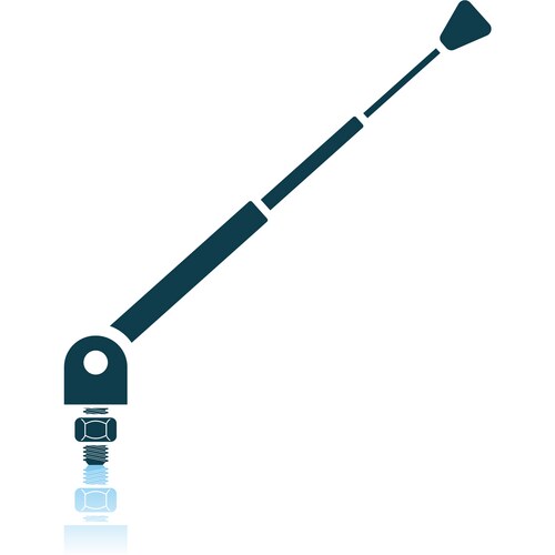 Radio antenna component icon Royalty Free Vector Image