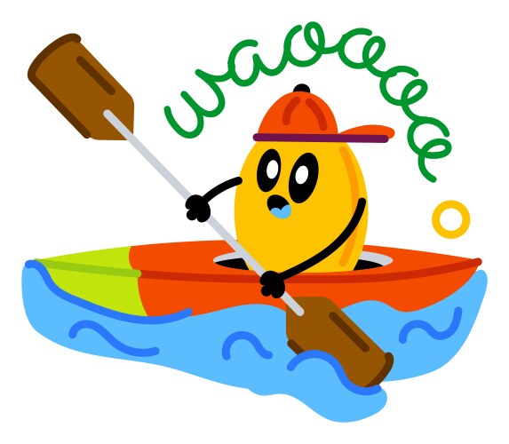 Canoe Royalty Free Vector Image - VectorStock