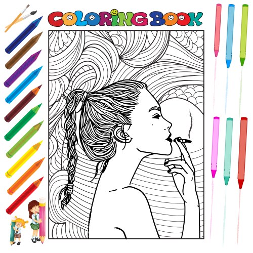 Coloring page Royalty Free Vector Image - VectorStock