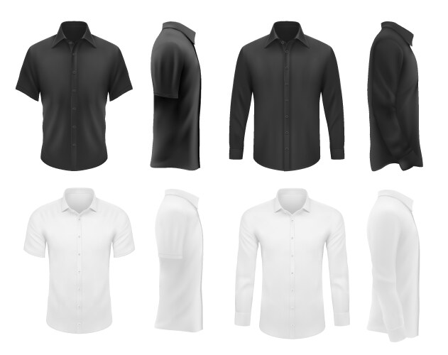 Streetwear mockup pack apparel Royalty Free Vector Image