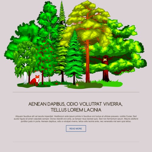 Set of natural elements Royalty Free Vector Image