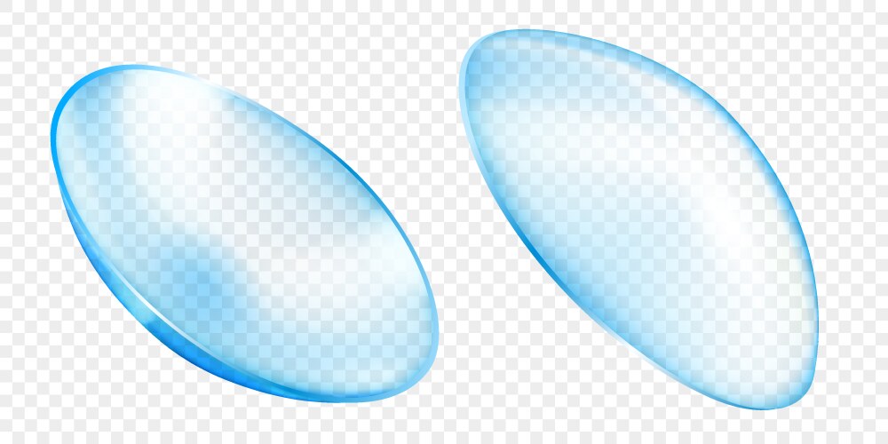 Realistic contact lenses Royalty Free Vector Image