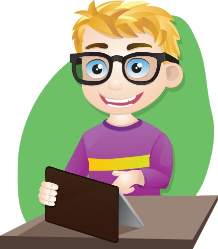 Smart Boy Cartoon Vector Images (over 16,000)