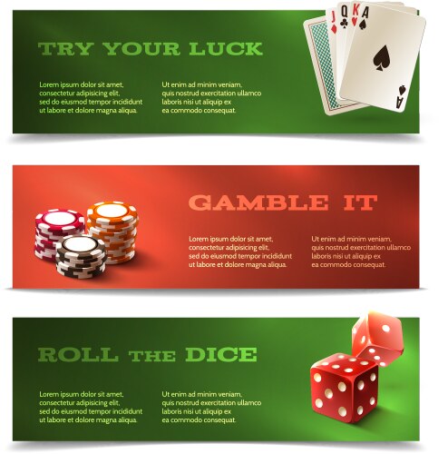 Quiz game horizontal banner template set Vector Image