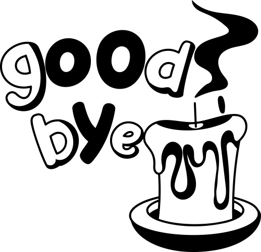Good Bye Sticker Vector Images (over 100)