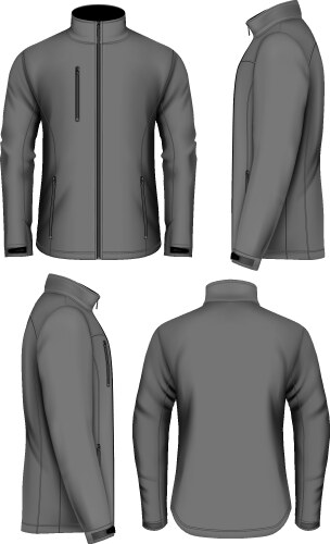 Jacket template Vector Images & Graphics for Commercial Use | VectorStock