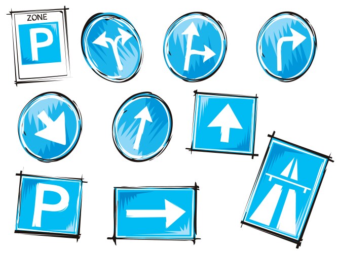 Traffic Vector Images (over 390,000)