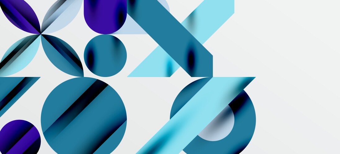 Geometric neo patterns abstract background Vector Image