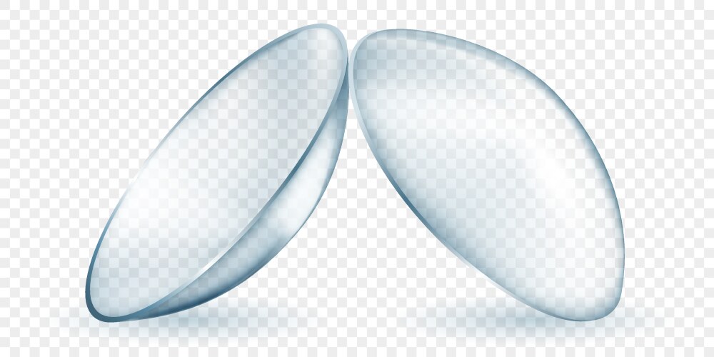 Realistic contact lenses Royalty Free Vector Image