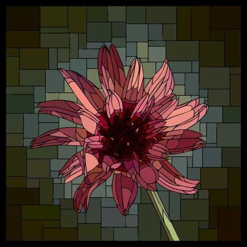Stained Glass Flower Vector Images (over 1,600)