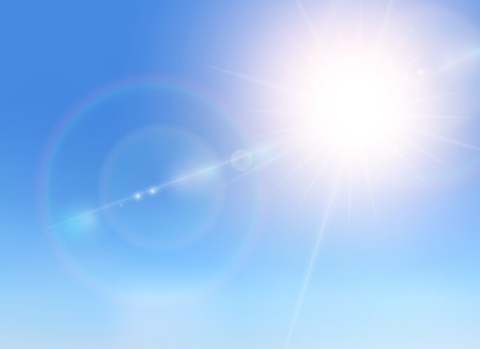 Sunlight special lens flare light effect Vector Image
