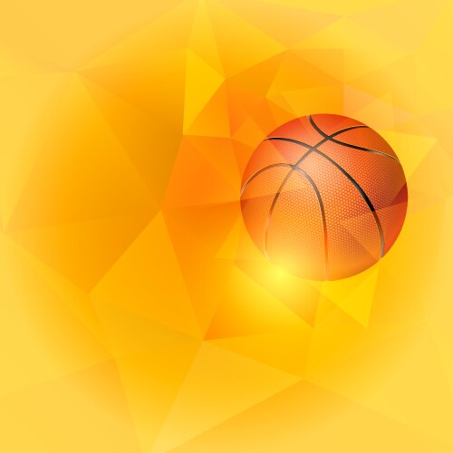Basketball themed background Royalty Free Vector Image
