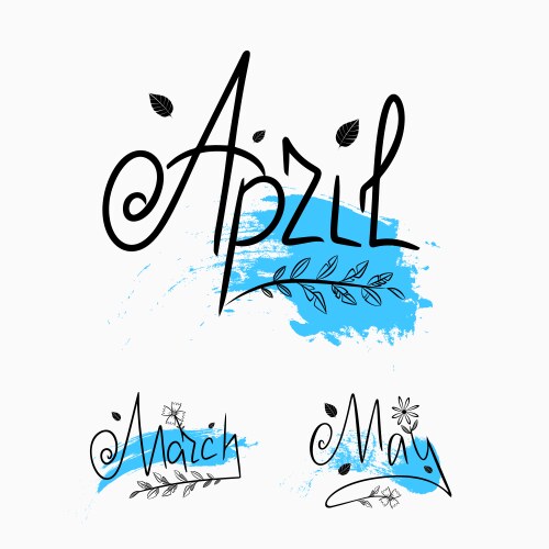 April Lettering Vector Images (over 11,000)