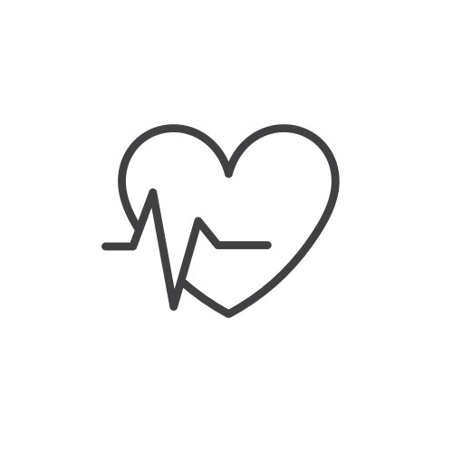 Pulse icon Royalty Free Vector Image - VectorStock