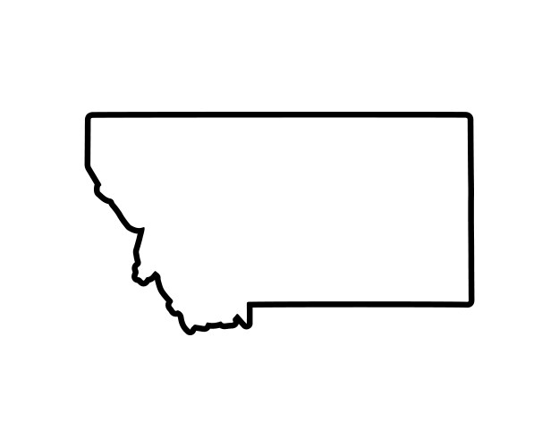 State of Montana Outline Vector Images (over 600)