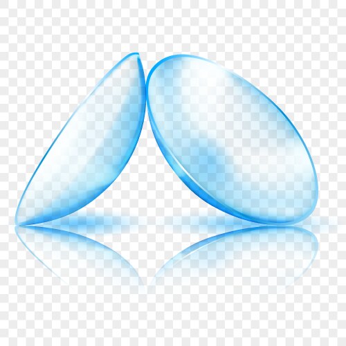 Realistic contact lenses Royalty Free Vector Image