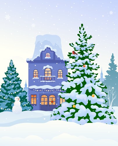 Snowy House Vector Images (over 6,200)