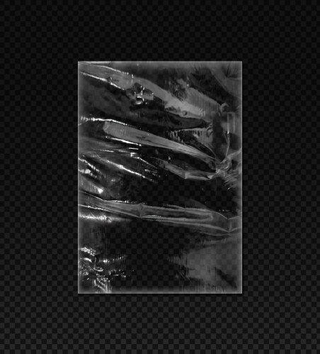 Torn plastic vinyl wrap Royalty Free Vector Image