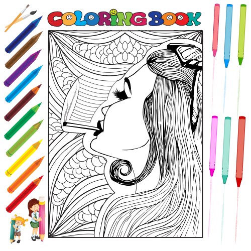 Coloring page Royalty Free Vector Image - VectorStock