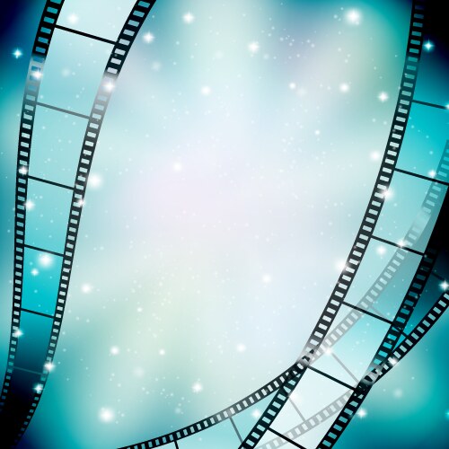 Background with filmstrip Royalty Free Vector Image