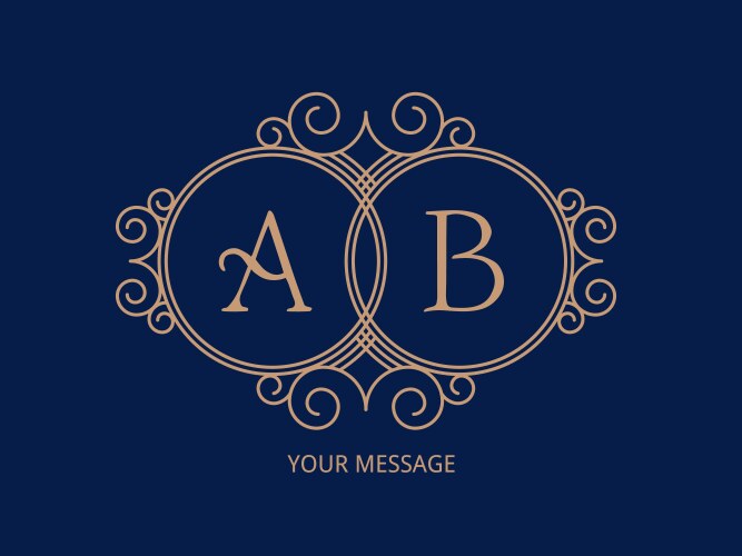 Two Letter Logo Monogram Vector Images (over 2,300)