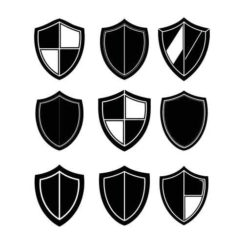 Shield Shape Outline Vector Images (over 17,000)