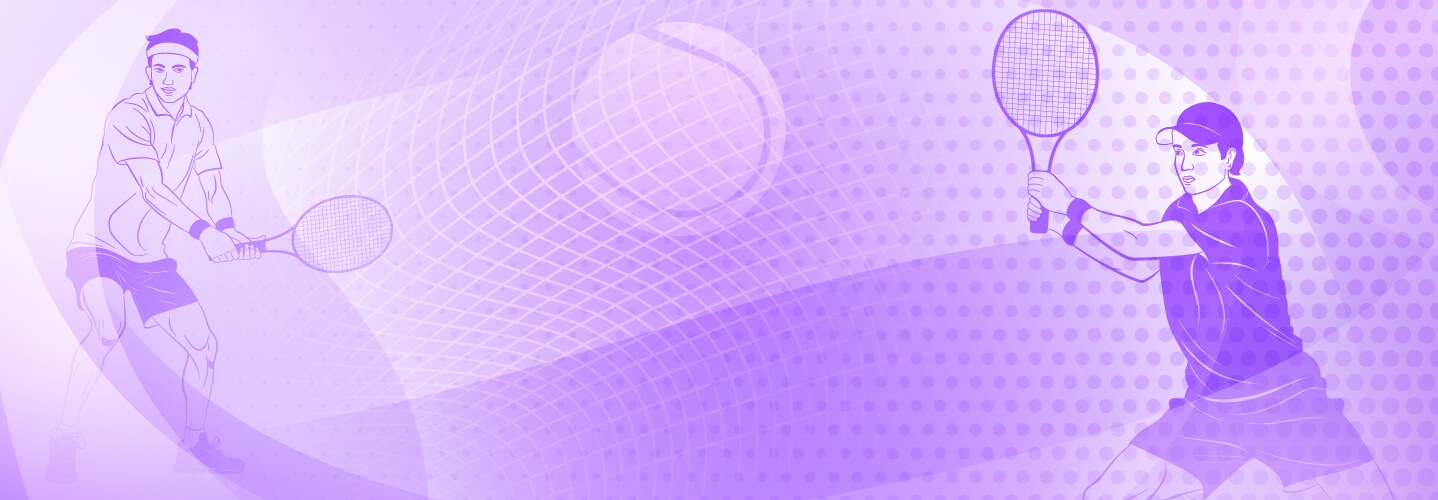 Tennis themed background Royalty Free Vector Image