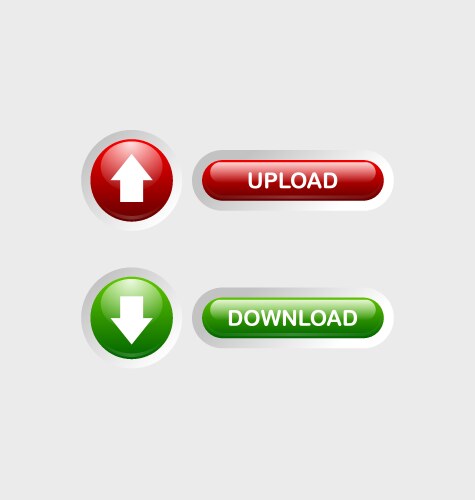 Download button Royalty Free Vector Image - VectorStock