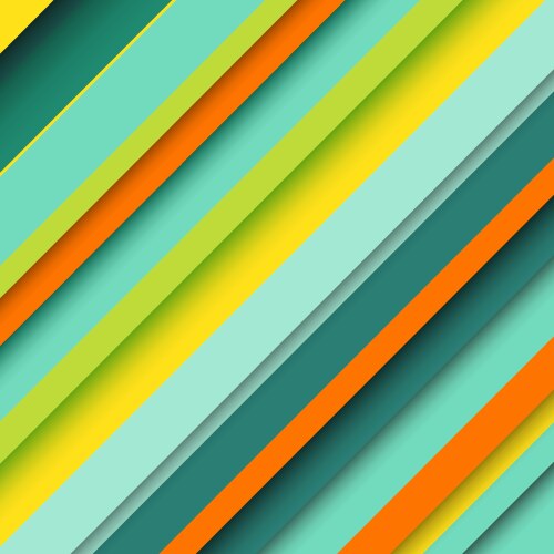 Multicolored lines background design template Vector Image