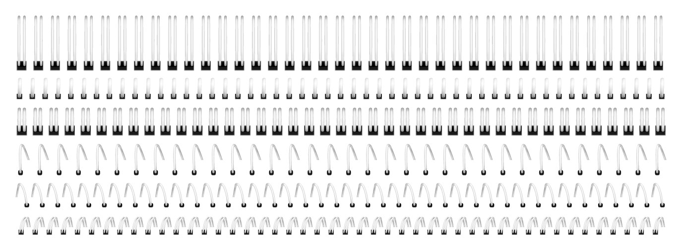 Coil spring for fastening calendar or notebook Vector Image