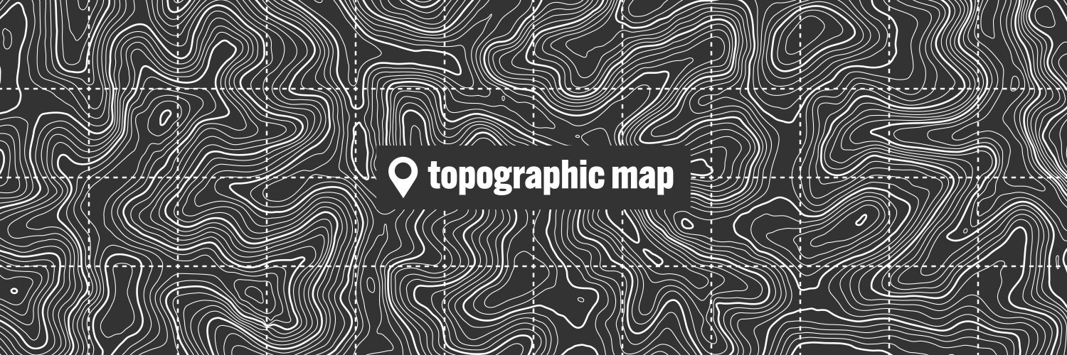 Contour map topographic texture with topo lines Vector Image
