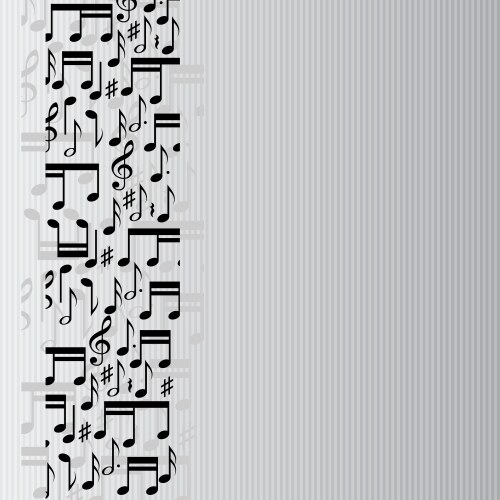 Music notes background Royalty Free Vector Image
