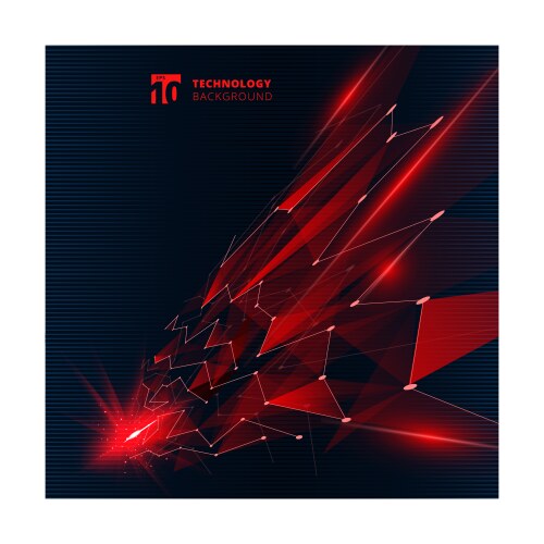 Dark abstract tech background Royalty Free Vector Image