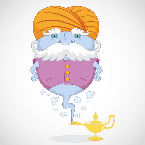 Genie icon Royalty Free Vector Image - VectorStock