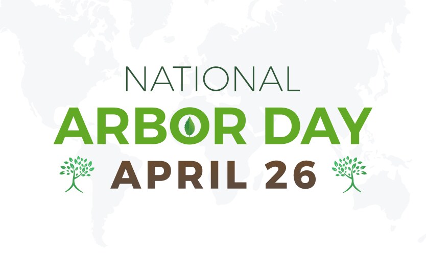 National arbor day celebrated every year of april Vector Image