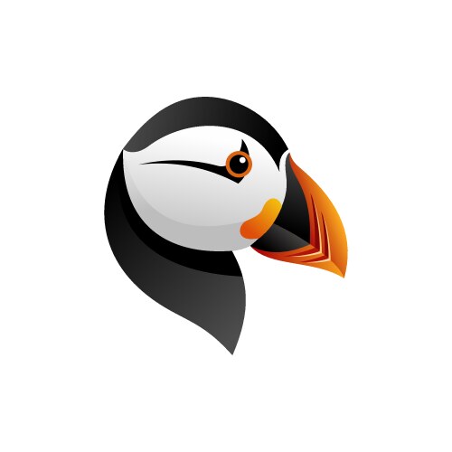 Cartoon puffin animal Vector Images & Graphics for Commercial Use ...