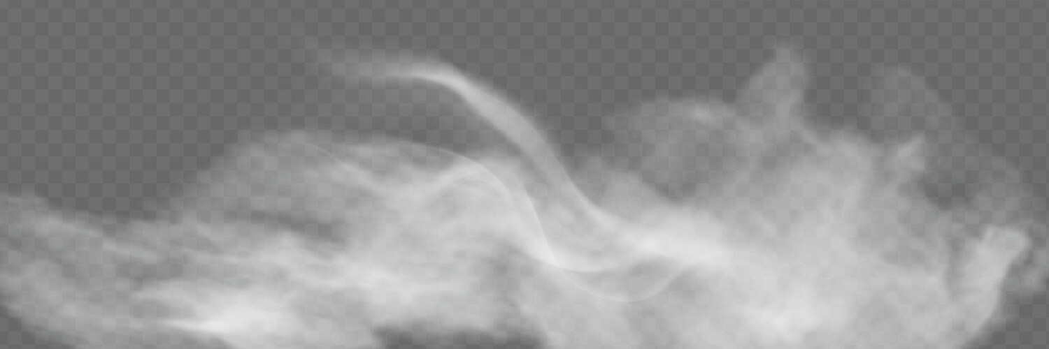 Transparent special effect stands out with fog Vector Image