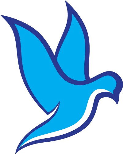 Dove logo images Royalty Free Vector Image - VectorStock