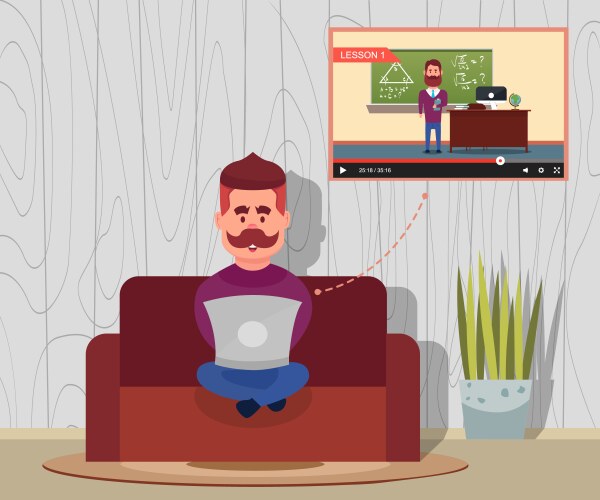 Online Lesson Vector Images (over 25,000)